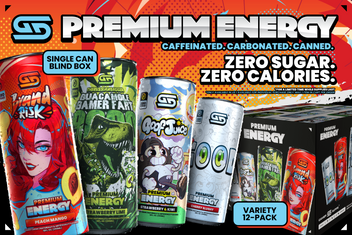 GG® Premium Energy Cans - Gamer Supps