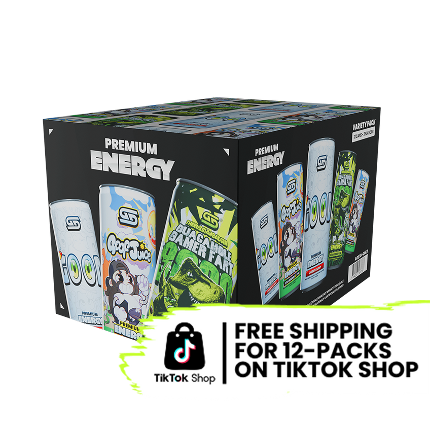 GG® Premium Energy - Variety Pack (12 Cans) - Gamer Supps