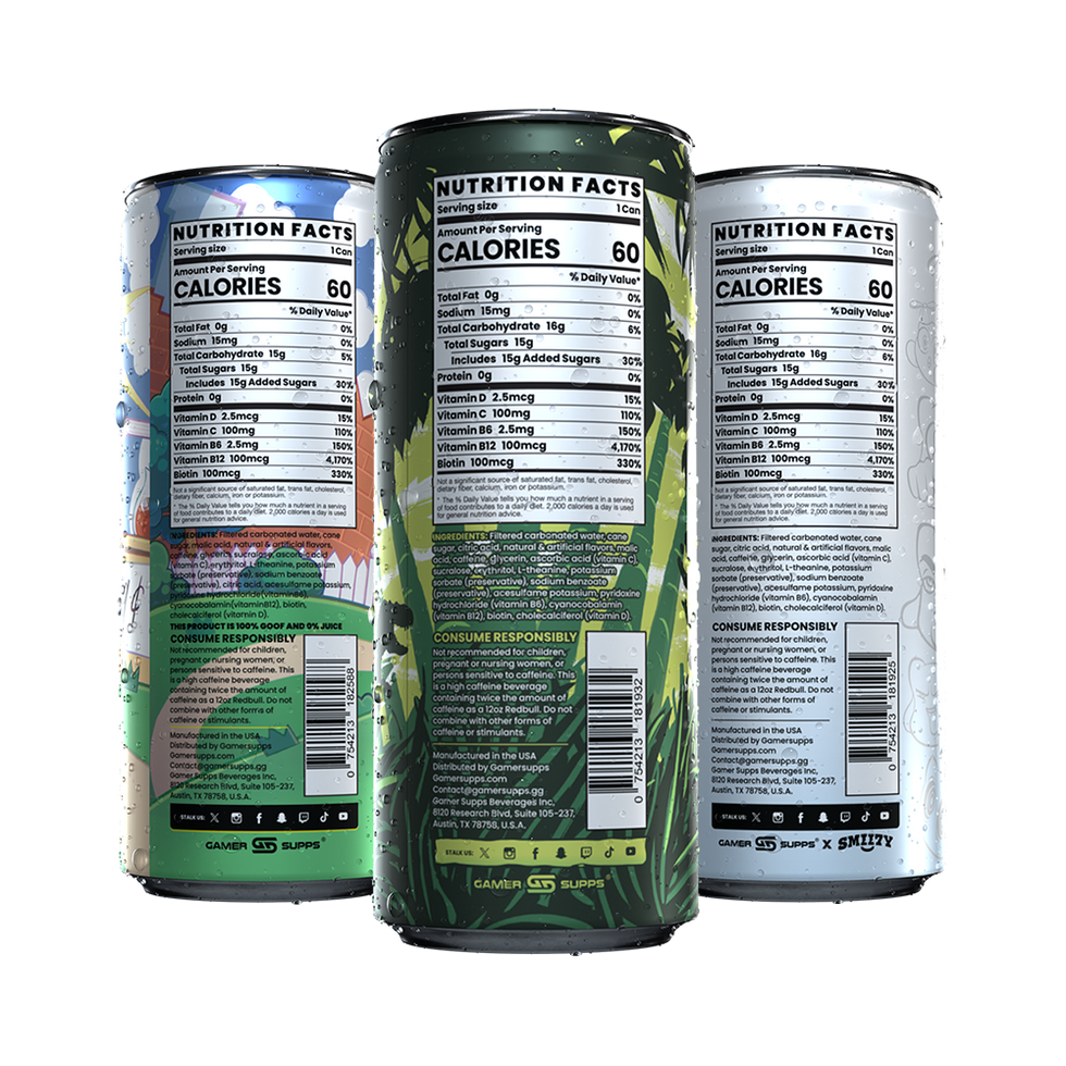 GG® Premium Energy - Variety Pack (12 Cans) | Gamer Supps