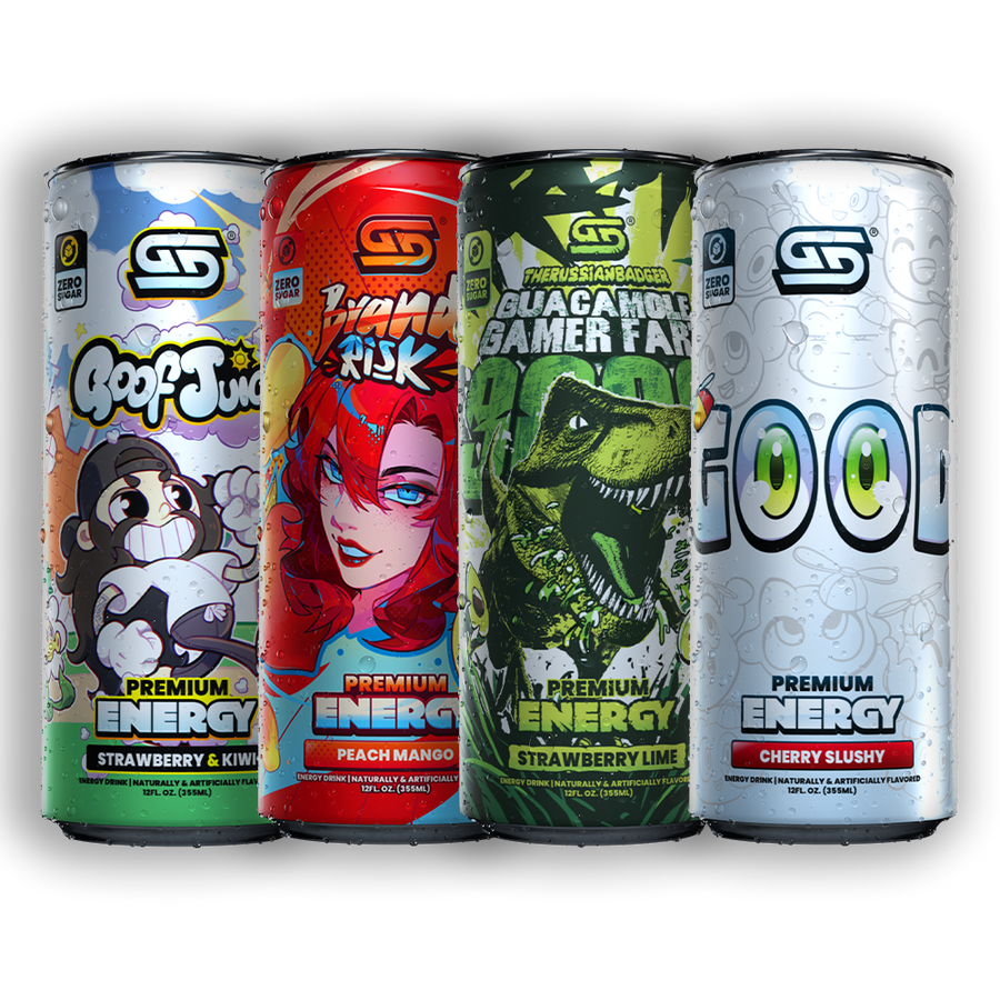 GG® Premium Energy Cans - Gamer Supps