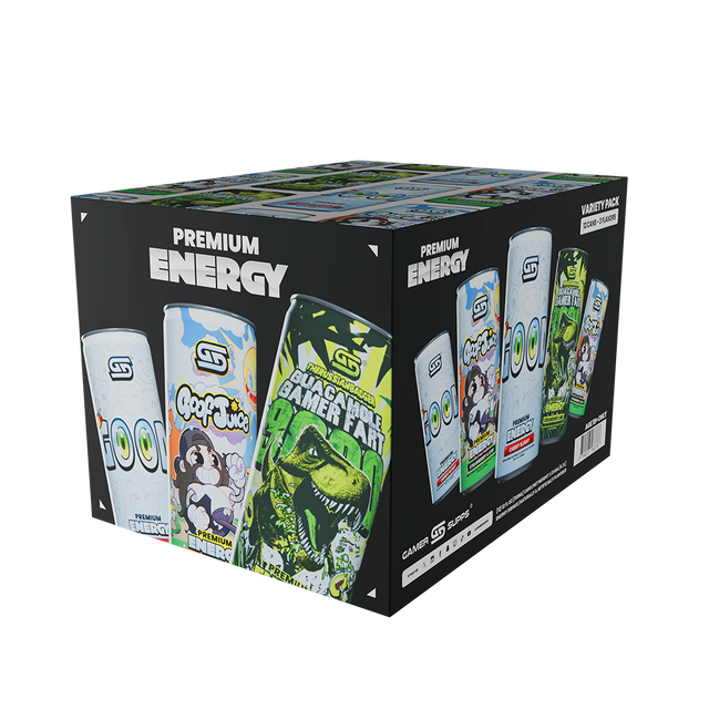 GG® Premium Energy - Variety Pack (12 Cans) | Gamer Supps
