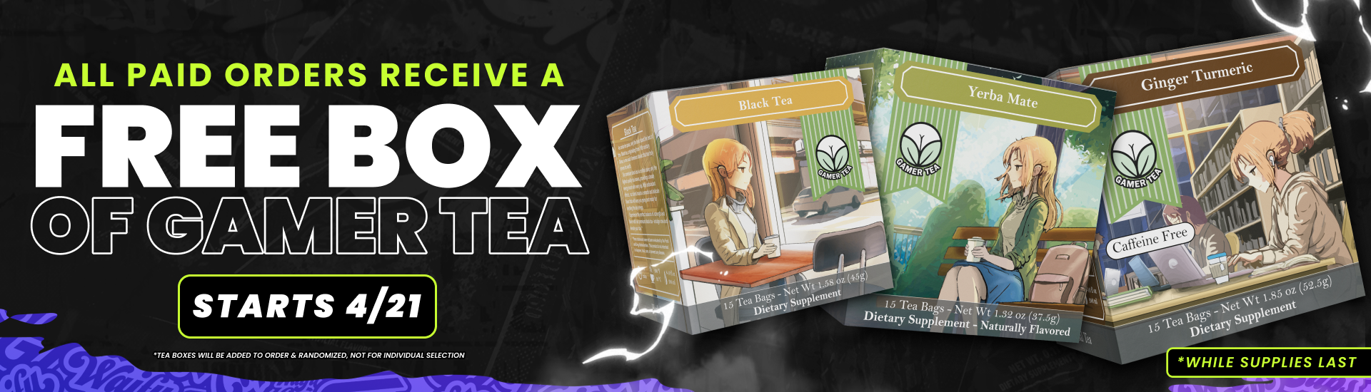 The Leader in Gaming Energy & Nutrition; Waifu Cups/Gaming Supplements