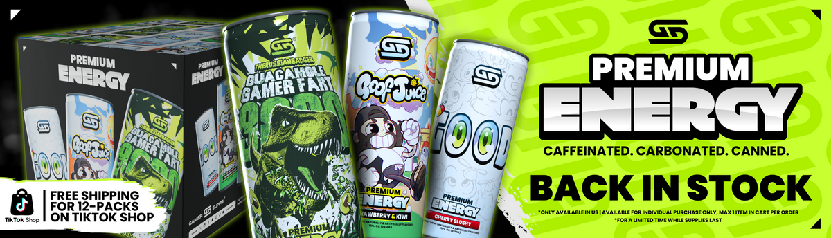 GG® Premium Energy Cans | Gamer Supps