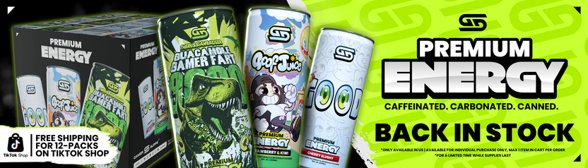 GG® Premium Energy Cans | Gamer Supps