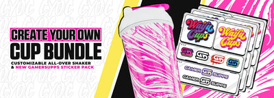The Leader in Gaming Energy & Nutrition; Waifu Cups/Gaming Supplements