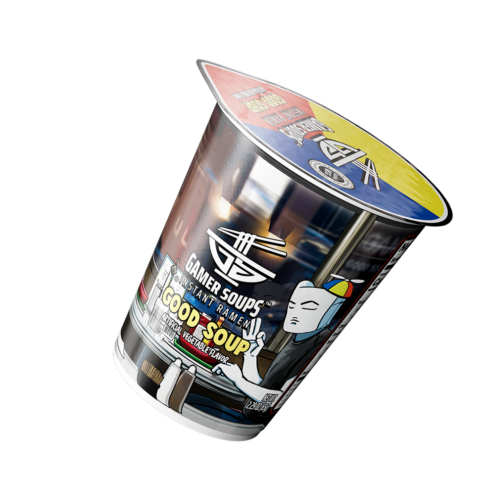 Gamer Soups Instant Noodles - Good Soup (Single Cup) | Gamer Supps
