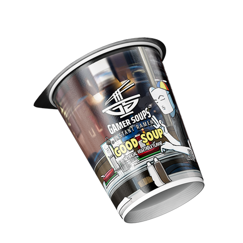 Gamer Soups Instant Noodles - Good Soup (Single Cup) | Gamer Supps