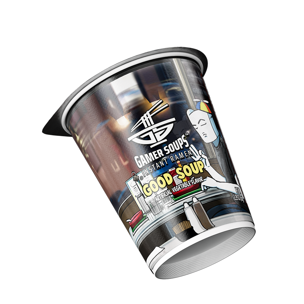 Gamer Soups Instant Noodles - Good Soup (Single Cup) | Gamer Supps