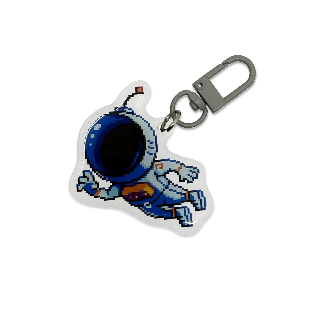 PIXEL CUPS: Astro Lounge Keychain | Gamer Supps