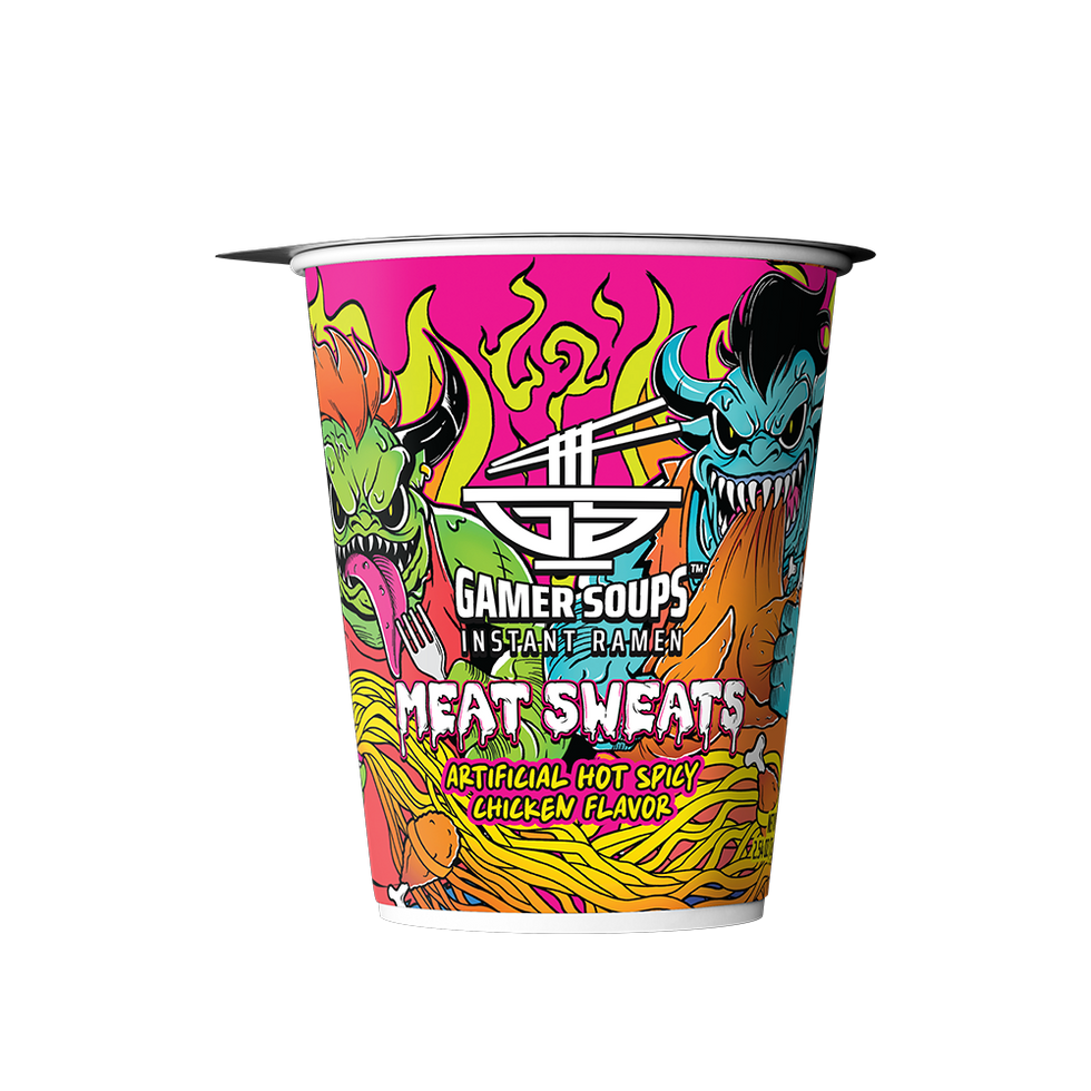 Gamer Soups Instant Noodles - Creator Variety Pack (12 Cup Box) | Gamer ...