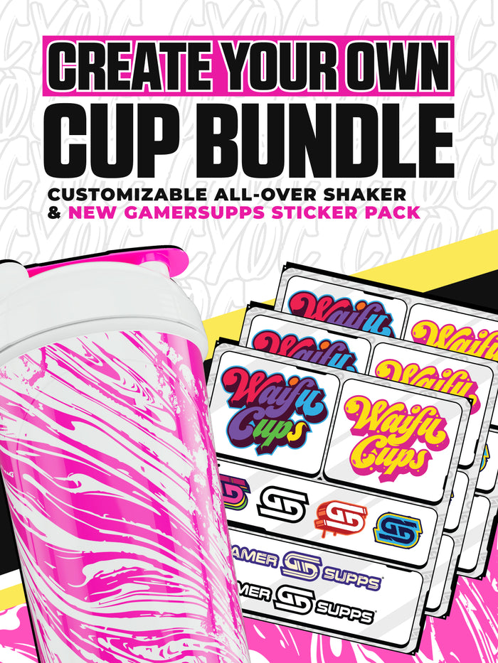 The Leader in Gaming Energy & Nutrition; Waifu Cups/Gaming Supplements