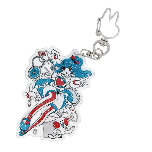 Alice in Waifuland Keychain - Gamersupps