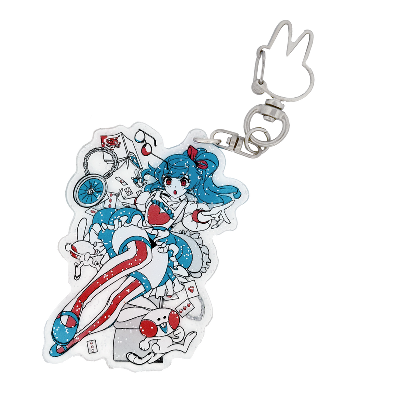 Alice in Waifuland Keychain - Gamersupps