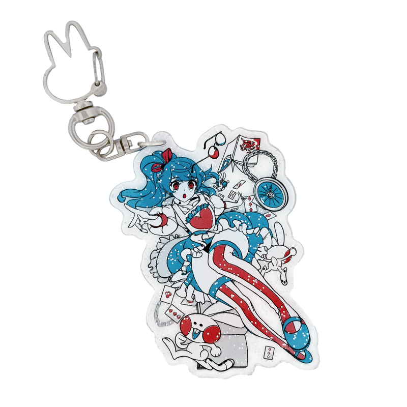 Alice in Waifuland Keychain - Gamersupps