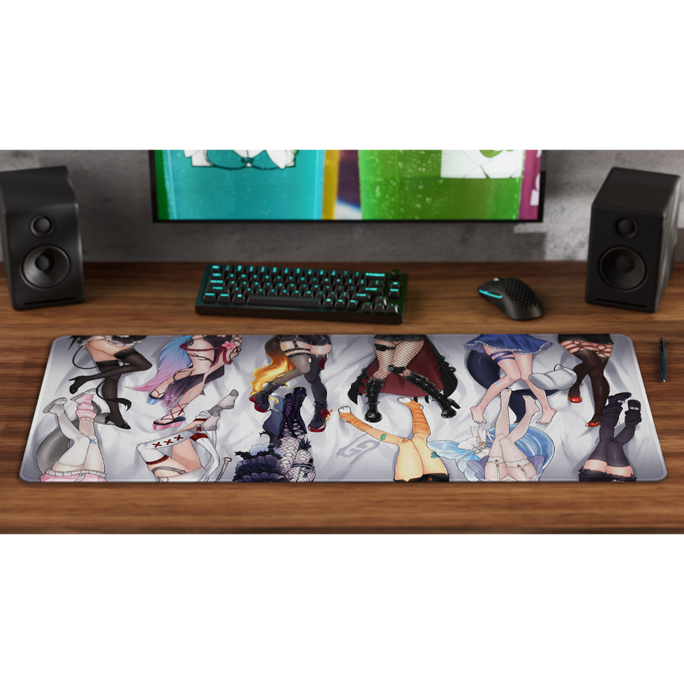 Anime Girl Thigh Vtuber Mouse Pad | Gamer Supps