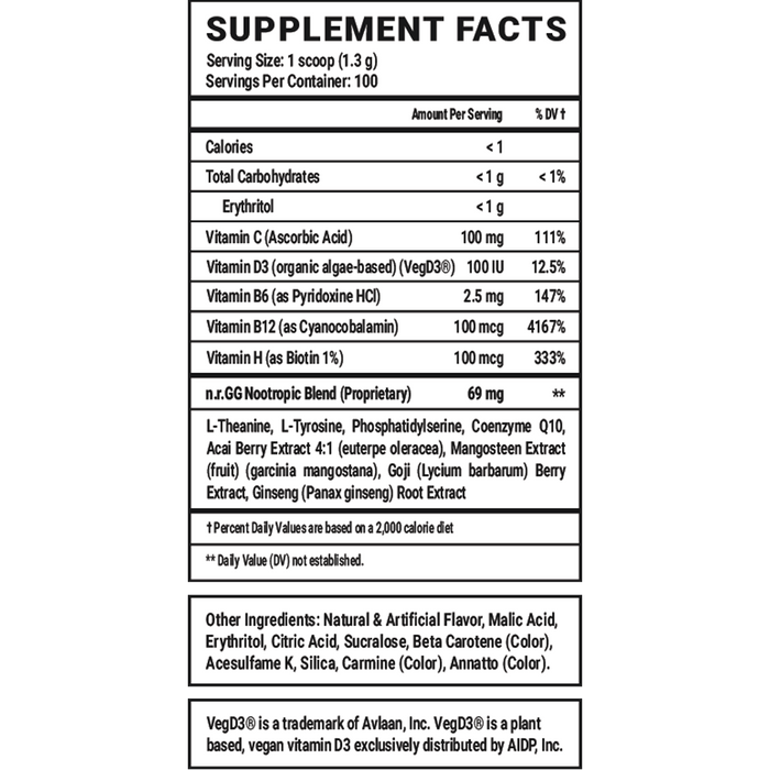 Brand Risk Caffeine Free - 100 Servings - Gamersupps