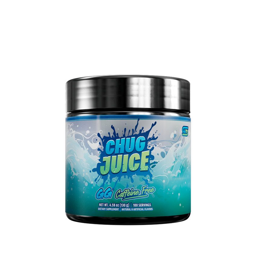Chug Juice GG by LazarBeam Caffeine Free - 100 Servings | Gamer Supps