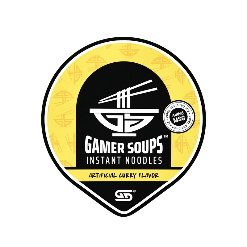 Gamer Soups Instant Noodles - Variety Pack (12 Cup Box) - Gamersupps