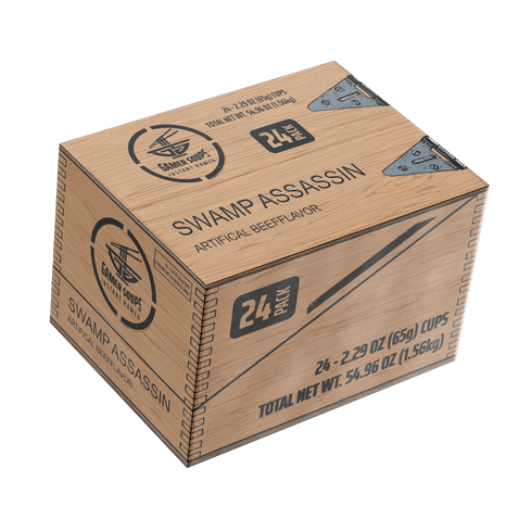 Gamer Soups Instant Noodles - Swamp Assassin (24 Cup Box) | Gamer Supps