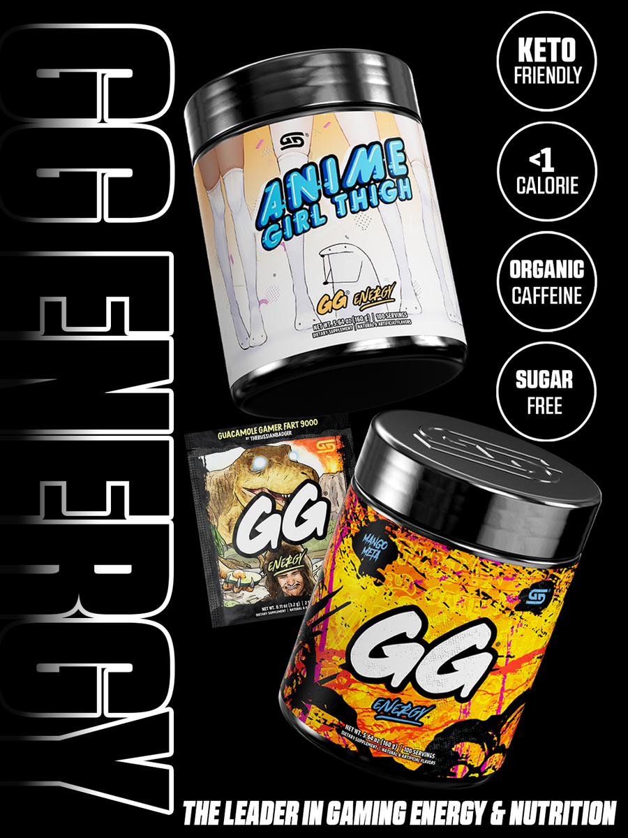 The Leader in Gaming Energy & Nutrition; Waifu Cups/Gaming Supplements