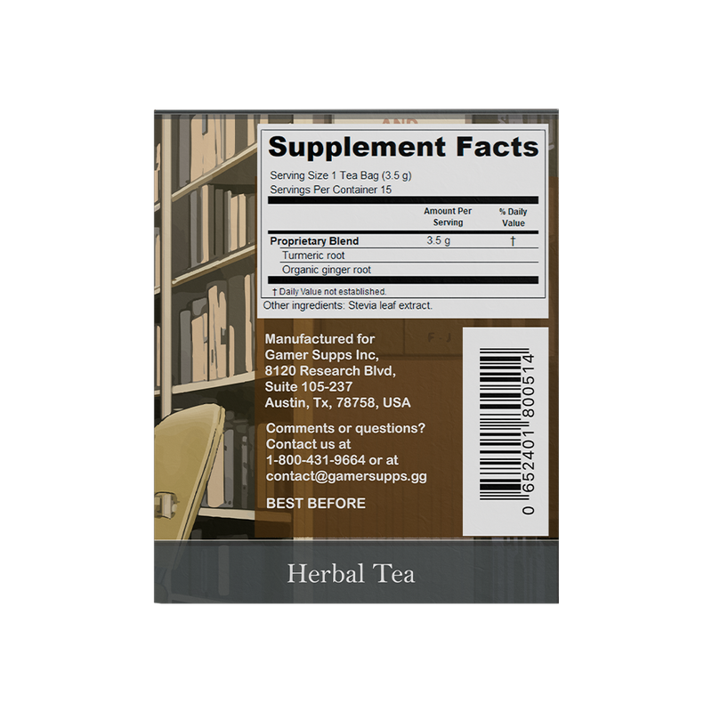 Gamer Tea - Ginger Turmeric - Gamersupps