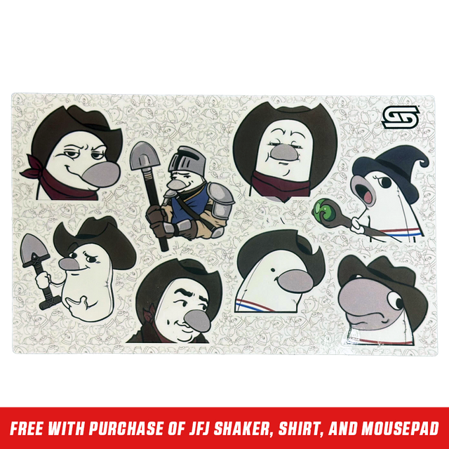 JFJ Sticker Sheet (Info) | Gamer Supps
