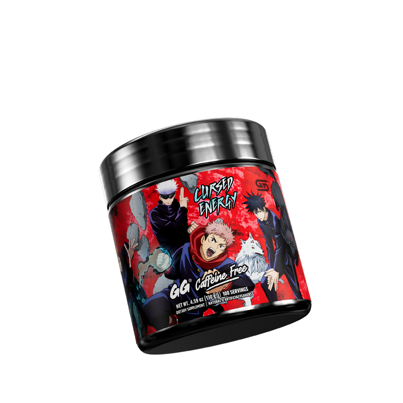 Jujutsu Kaisen Cursed Energy Caffeine Free - 100 Servings - Gamersupps