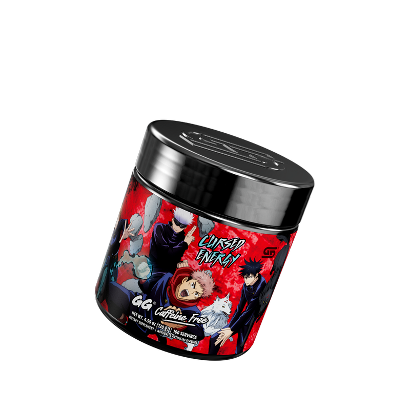 Jujutsu Kaisen Cursed Energy Caffeine Free - 100 Servings - Gamersupps