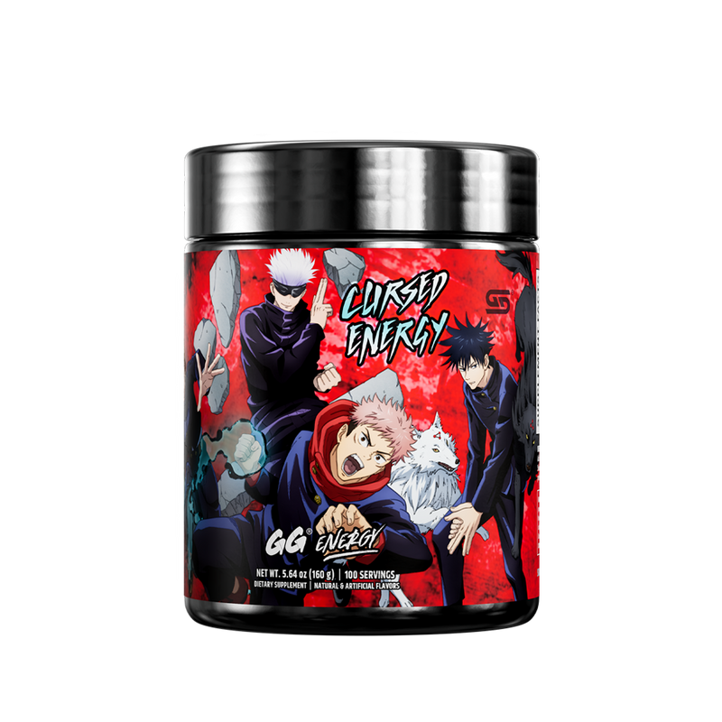 Jujutsu Kaisen Cursed Energy Caffeine Free - 100 Servings - Gamersupps