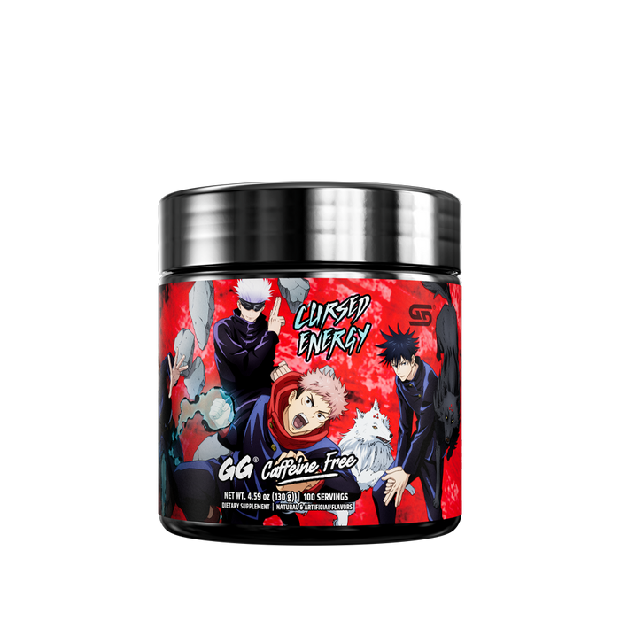 Jujutsu Kaisen Cursed Energy Caffeine Free - 100 Servings - Gamersupps