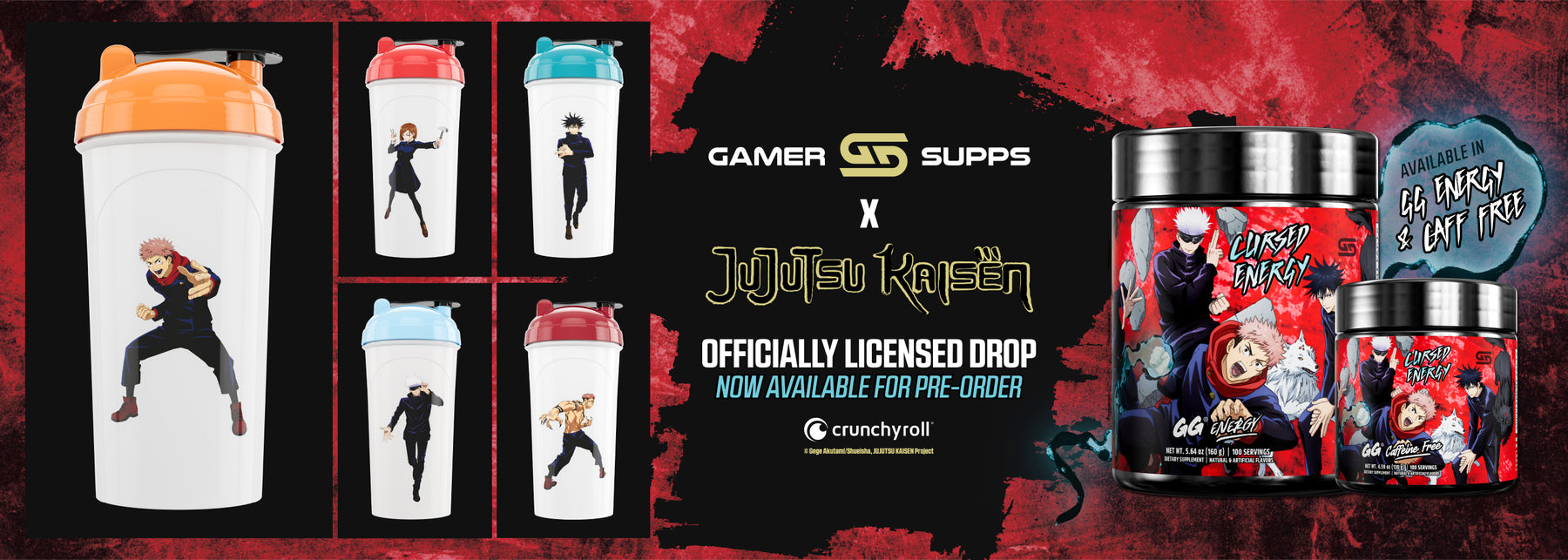 The Leader in Gaming Energy & Nutrition; Waifu Cups/Gaming Supplements