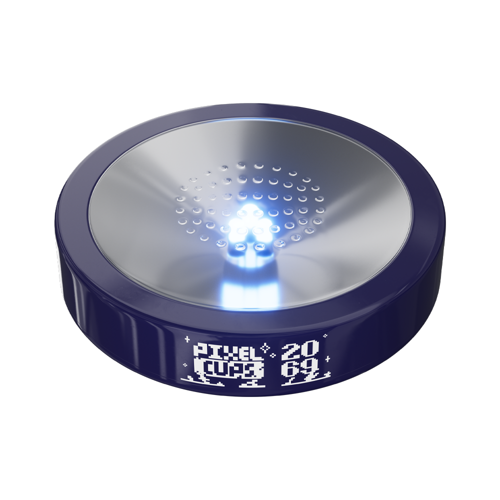 PIXEL CUPS 2069: LED Coaster - Gamersupps