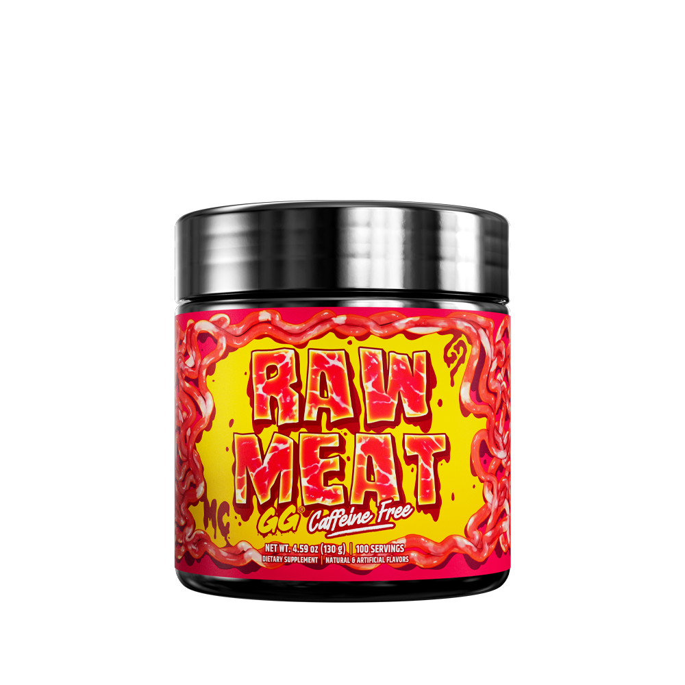 Raw Meat Caffeine Free - 100 Servings - Gamersupps