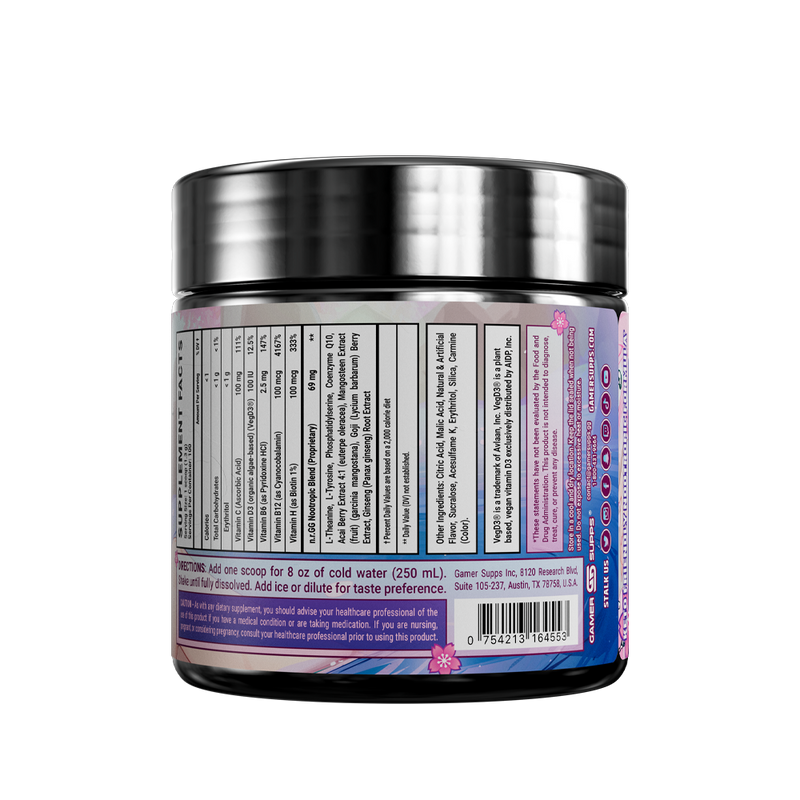 Sakura Splash GG by Silvervale Caffeine Free - 100 Servings - Gamersupps
