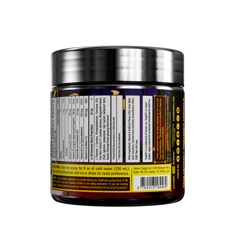 Sinder's Pyro Power Caffeine Free - 100 Servings - Gamersupps