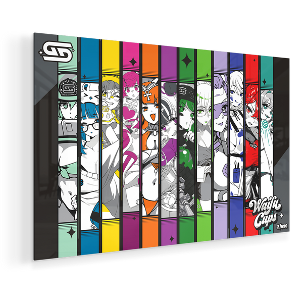 Waifu Cups Season 6 Acrylic Poster - Gamersupps
